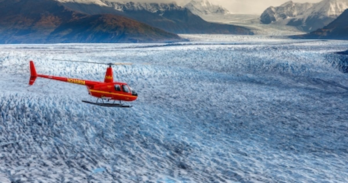 A Spectacular Helicopter Ride Over a Glacier | ALASKA.ORG
