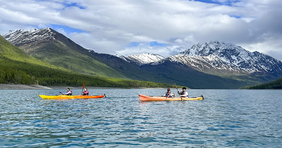 Lifetime Adventures Kayaking at Eklutna Lake, Alaska | ALASKA.ORG